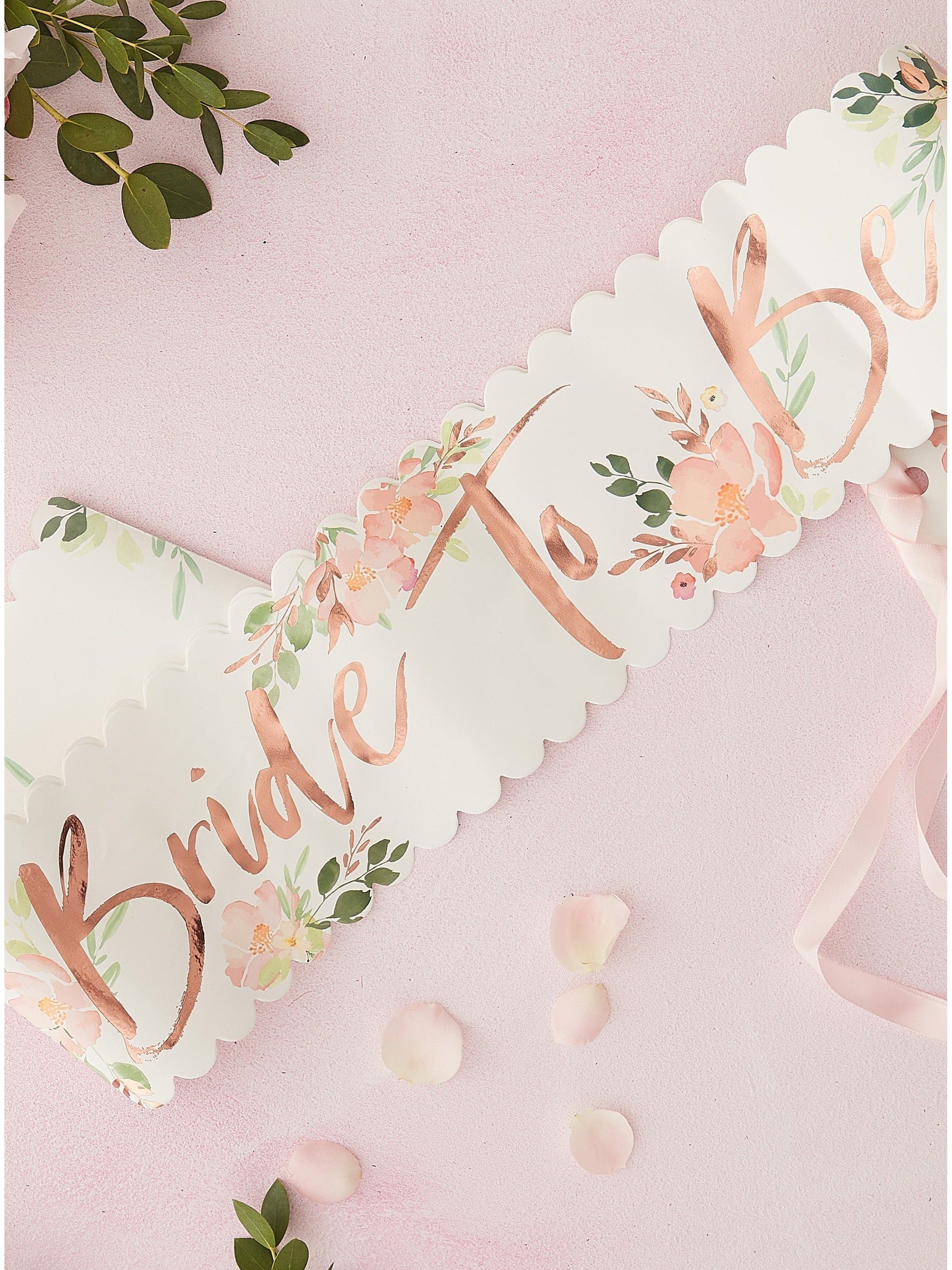 Floral "Bride to Be" Hen Party Sash – GET IT GRL